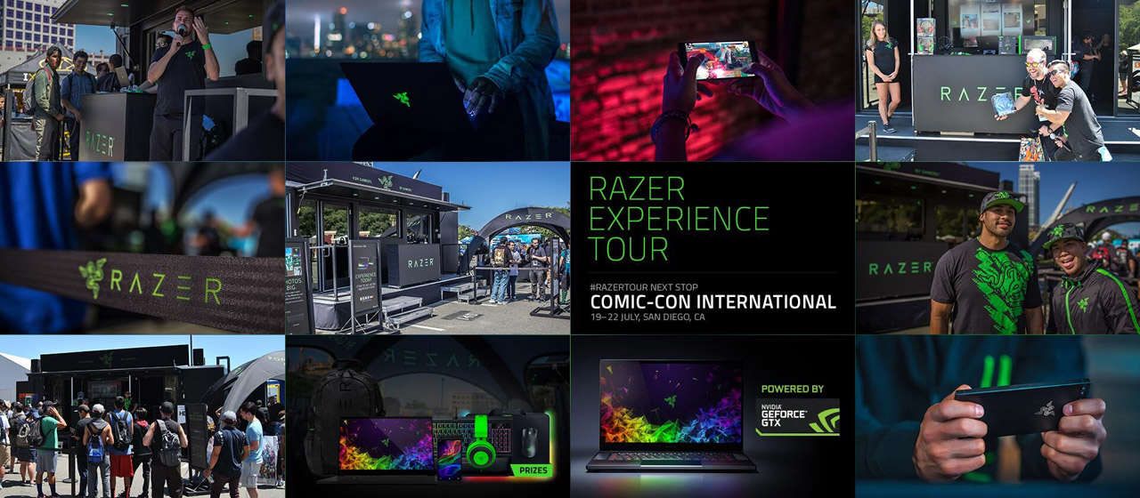 Razer Experience Tour Returns and Starts at Comic-Con | GamingShogun