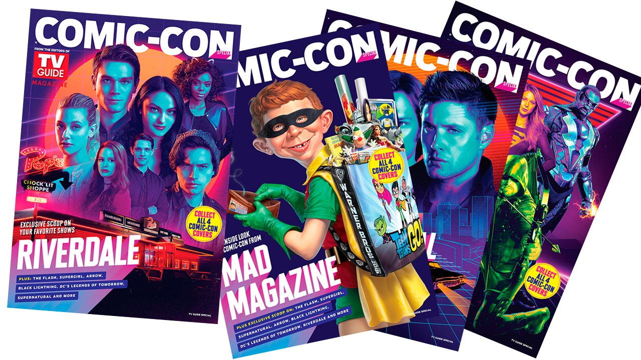Warner Bros. Unveils Comic-Con TV Guide Magazine Covers | GamingShogun