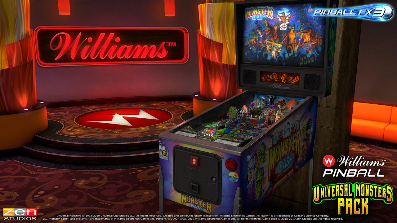 Williams Pinball: Universal Monsters Pinball FX3 Pack Out Now ...