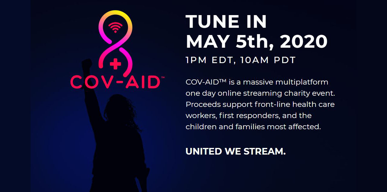 COV-AID Streaming Charity Event Announced | GamingShogun
