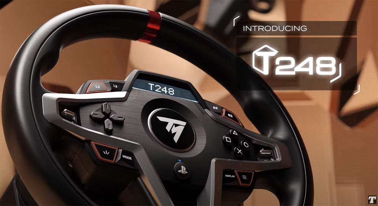 Thrustmaster Unveils T248 Hybrid Drive Next-Gen Racing Wheel | GamingShogun