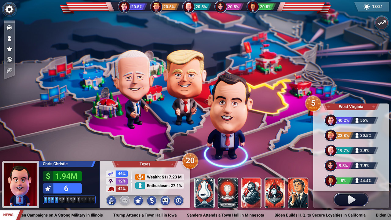 The Political Machine 2024 Announced | GamingShogun