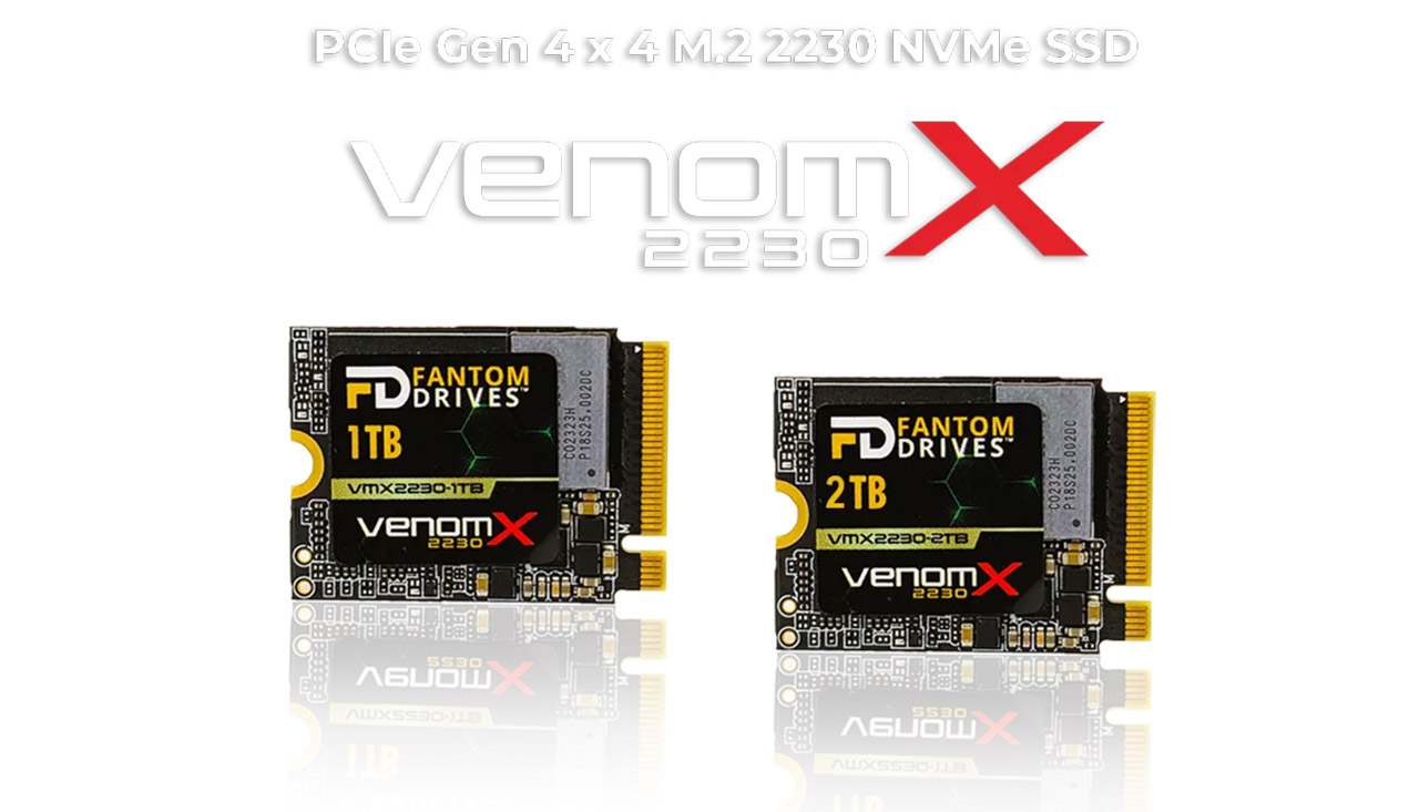 Fantom Drives Unveils Ultra-Fast VENOMX NVMe SSD Drives | GamingShogun