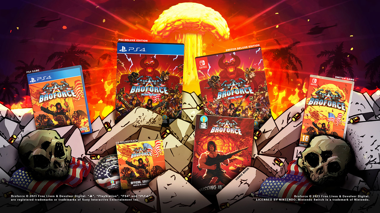 Broforce Physical Editions Out Now on Switch and PS4 | GamingShogun