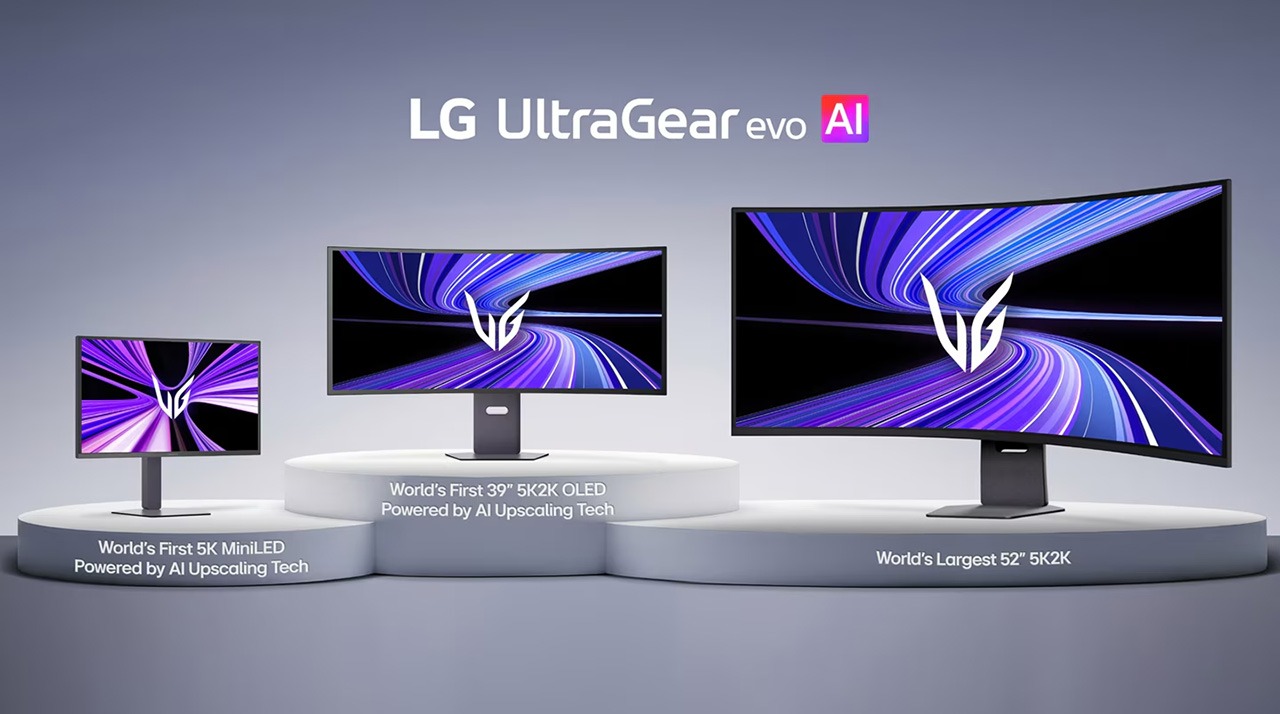 LG Unveils UltraGear evo 5K Gaming Displays with AI Upscaling ...
